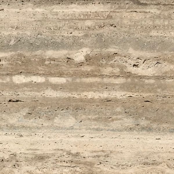 L12 Tumbled Travertine Herringbone pattern - Natural Stone Projects