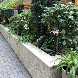 E13 Split Face Oscar Blue Limestone - Natural Stone Projects